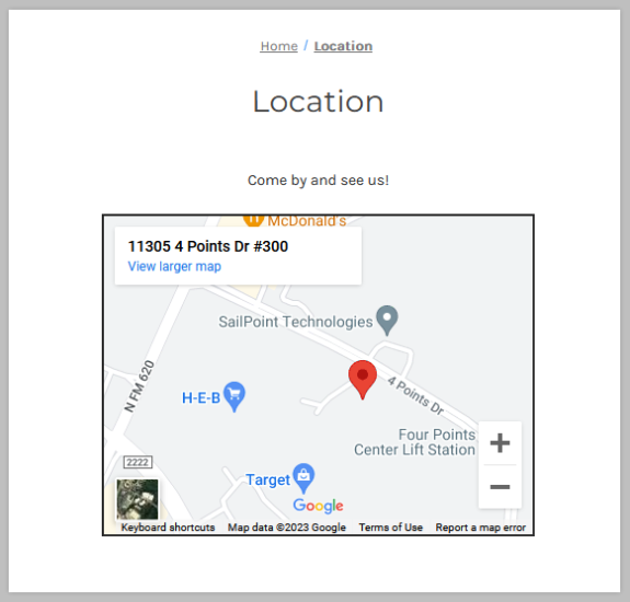 Adding a Google Map to a Web Page